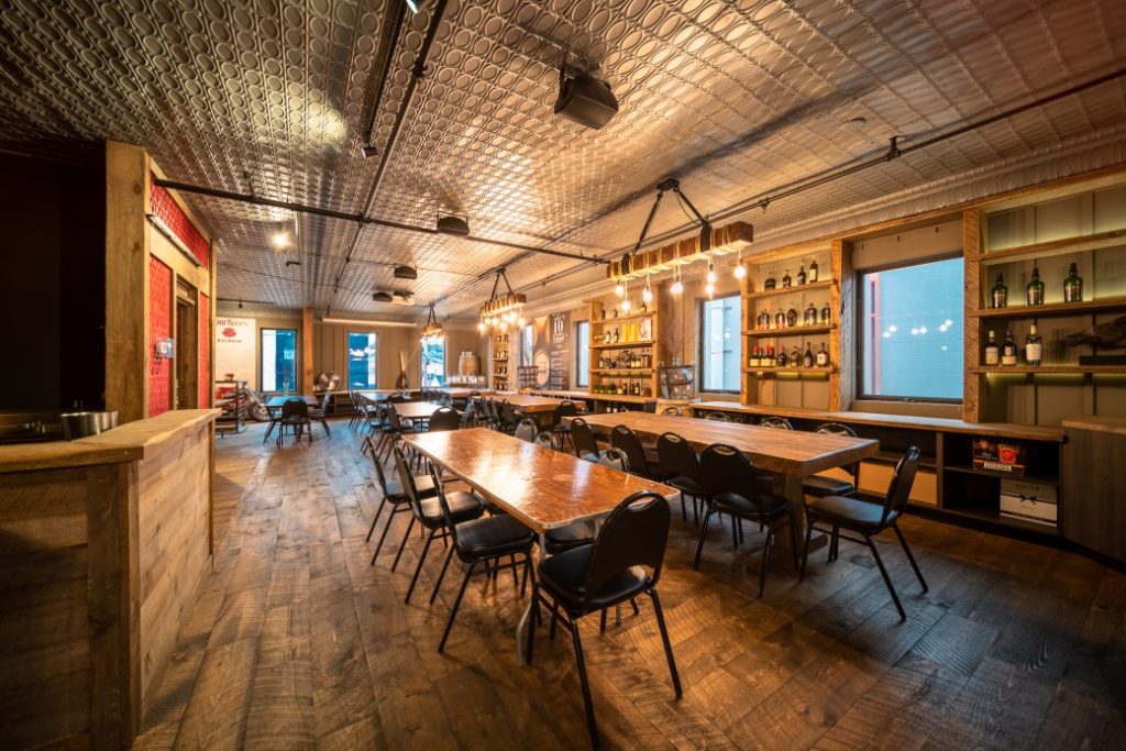 Whiskey Room Design in Wisconsin | Rustic Reclaimed Wood
